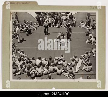 Polish orphan children, aboard a Coast Guard-manned transport, are ...