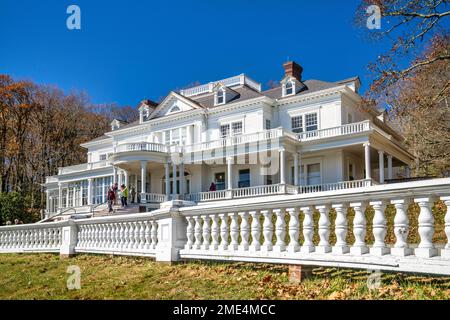 Moses Cone Mansion Porch, Moses Cone Memorial Park, Blue Ridge Parkway ...