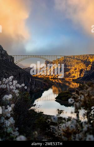 City of Boise Idaho winter at sunset Stock Photo - Alamy