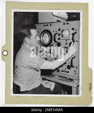 DEW line radar station on Barter Island with fog over Kaktovik Alaska ...