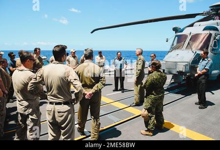 A Detachment Of Royal Air Force Personnel Pass In Review During ...