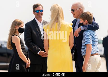 Gov. Andy Beshear and his wife, Britainy, survey the tornado damage ...
