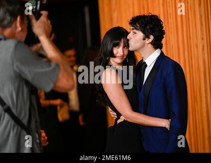 Actor Alex Wolff, right, and girlfriend Rozzi Crane attend the world ...