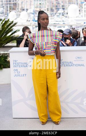 Fatou N'Diaye poses for photographers at the photo call for the film ...