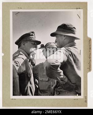 General Douglas MacArthur corncob pipe and hat on display Oct 15, 1974 ...