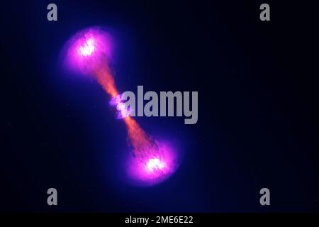 Bright neutron star. Elements of this image furnished by NASA Stock ...