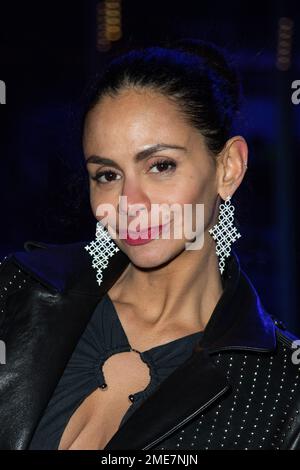 Hannah Romao attending the Chmps Parisse Haute Couture Spring Summer ...