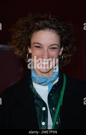 Olivia Courbis attending the Chmps Parisse Haute Couture Spring Summer ...