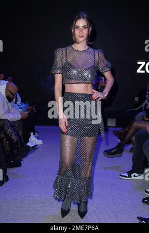 Alexandra Zimny attending the Chmps Parisse Haute Couture Spring Summer ...