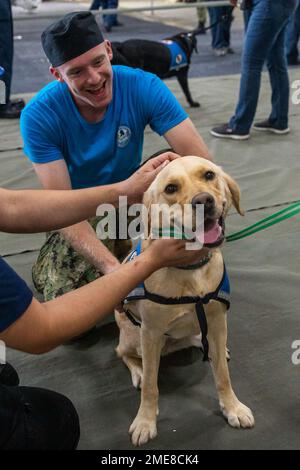 Aviation Boatswain's Mate Airman Matthew Barr observes flight ...