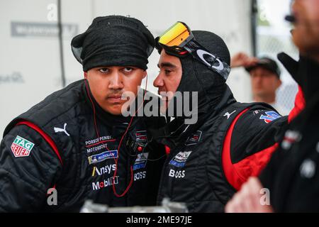 Daytona, Vereinigte Staaten. 21st Jan, 2023. Porsche Penske Motorsport ...