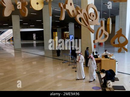 King Abdulaziz Center for World Culture, also known as Ithra, museum, library and venue, Dhahran ...