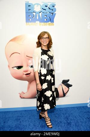 Dreamworks Animation president Margie Cohn poses with her husband Peter ...