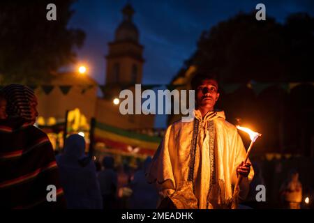 Ethiopia - Addis Ababa (Addis Ababa). Feast of St. George Stock Photo ...