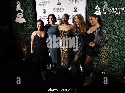 Andrea Macasaet, Courtney Mack, Anna Uzele, Mallory Maedke, and Nicole ...