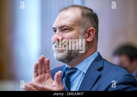 Tommy Beaudreau, Deputy Secretary of the Interior, speaks during a news ...