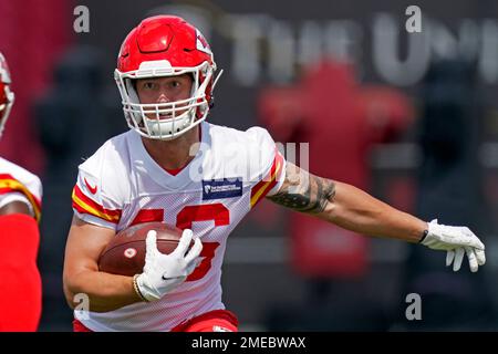 Kansas City Chiefs linebacker Cole Christiansen arrives at NFL football ...