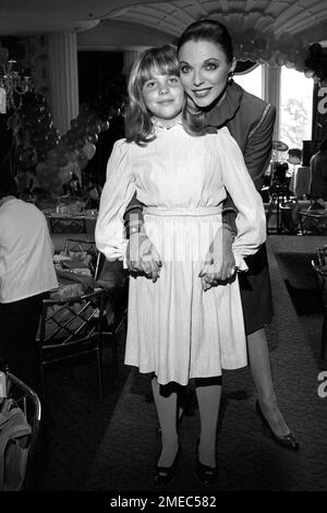 Joan Collins and Katyana Kass at the Young Musicians Foundation Fashion ...