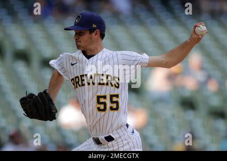 This is a 2021 photo of Hoby Milner of the Milwaukee Brewers baseball ...
