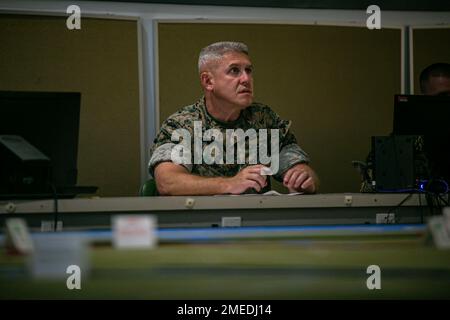 U.S. Marine Corps Col. Dennis W. Sampson, commanding officer of the ...