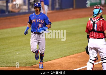 This is a 2021 photo of Johneshwy Fargas of the New York Mets baseball ...