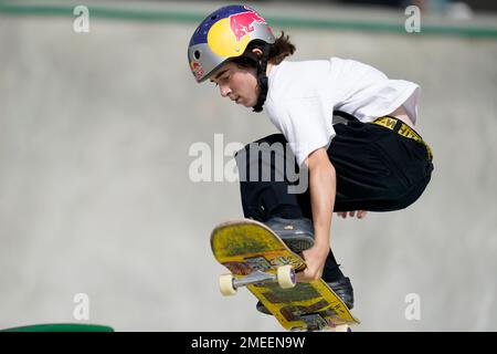 Gavin Rune Bottger, of the United States, competes in the Olympic ...