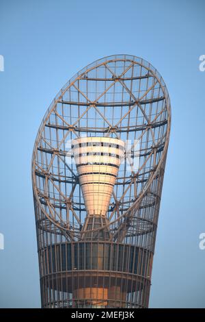 Aspire Tower, nicknamed Torch Doha, located in the Aspire Zone complex ...