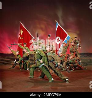 China ballet 1971- Vintage PCR Chinese propaganda poster Stock Photo ...