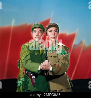 China ballet 1971- Vintage PCR Chinese propaganda poster Stock Photo ...