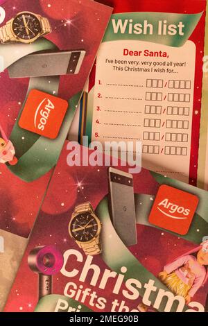 Business still life of Argos Gift guide 2022 Stock Photo - Alamy
