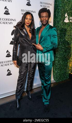 Aisha McShaw and Antwayn Hopper attend 2023 GRAMMY New York Chapter ...