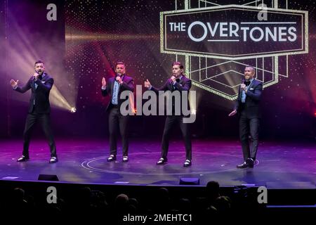 The Overtones, Vocal harmony group with performing on P&O Arvia Stock ...