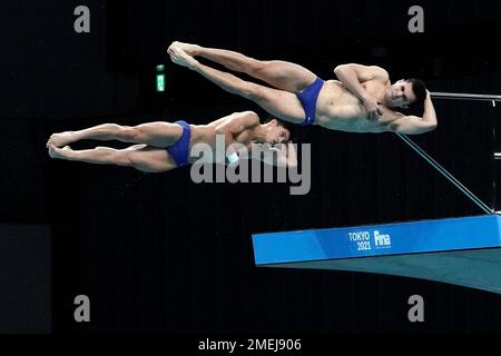 Ivan Garcia Navarro and Randal Willard Valdez of Mexico pose for photo ...