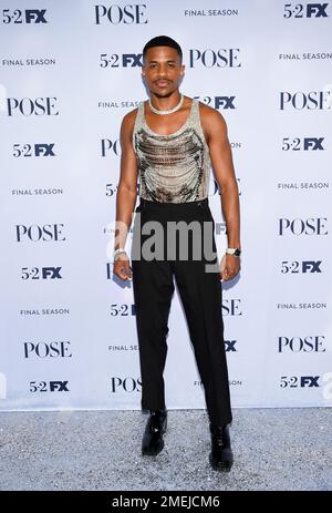 Actor Jeremy Pope attends FX's "Pose" third and finale season premiere ...