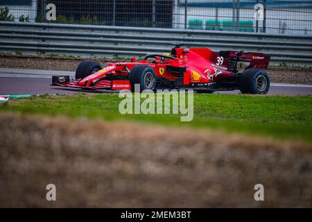 #39 Robert Shwartzman, Scuderia Ferrari during a test with the old 2021 ...