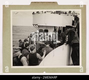 This image depicts German prisoners of war (POWs) in France during ...