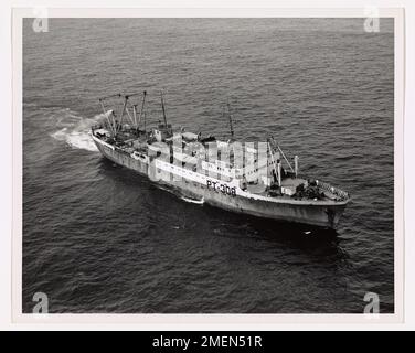 Fishing vessel / stern trawler and ocean research vessel Acc Mosby at ...