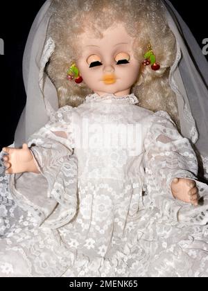 Bride doll, made in Soviet times. Soviet Union was a socialist state on ...