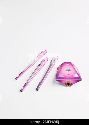 Parts of alien robot Stock Photo - Alamy