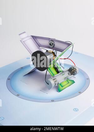 Parts of battery powered alien robot Stock Photo - Alamy