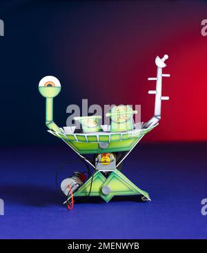 Battery powered alien robot Stock Photo - Alamy