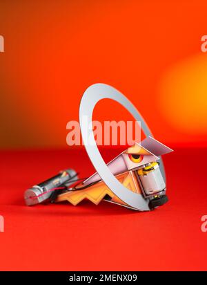 Battery powered alien robot Stock Photo - Alamy