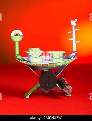 Battery powered alien robot Stock Photo - Alamy