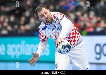 Ivan Cupic (Croatia). EHF Euro 2022 Stock Photo - Alamy