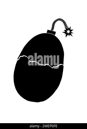 Digital Illustration of an Explosion Stock Photo - Alamy
