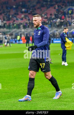 Milan, Italy. 23rd Jan, 2023. Nicolo Cambiaghi of Empoli FC in action ...