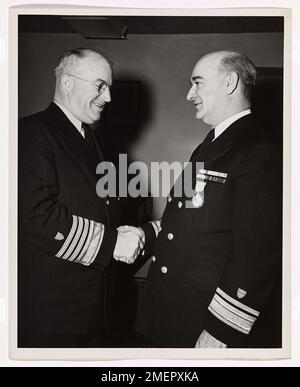 Rear Admiral Frank J. Gorman, USCG (retired), photographed in 1947. He ...