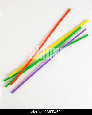 Colourful pipe cleaners Stock Photo - Alamy