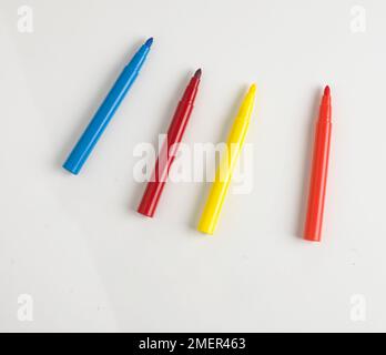 Felt pens different colours Stock Photo - Alamy