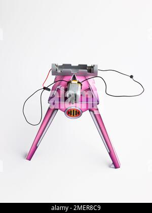 Parts of battery powered alien robot Stock Photo - Alamy